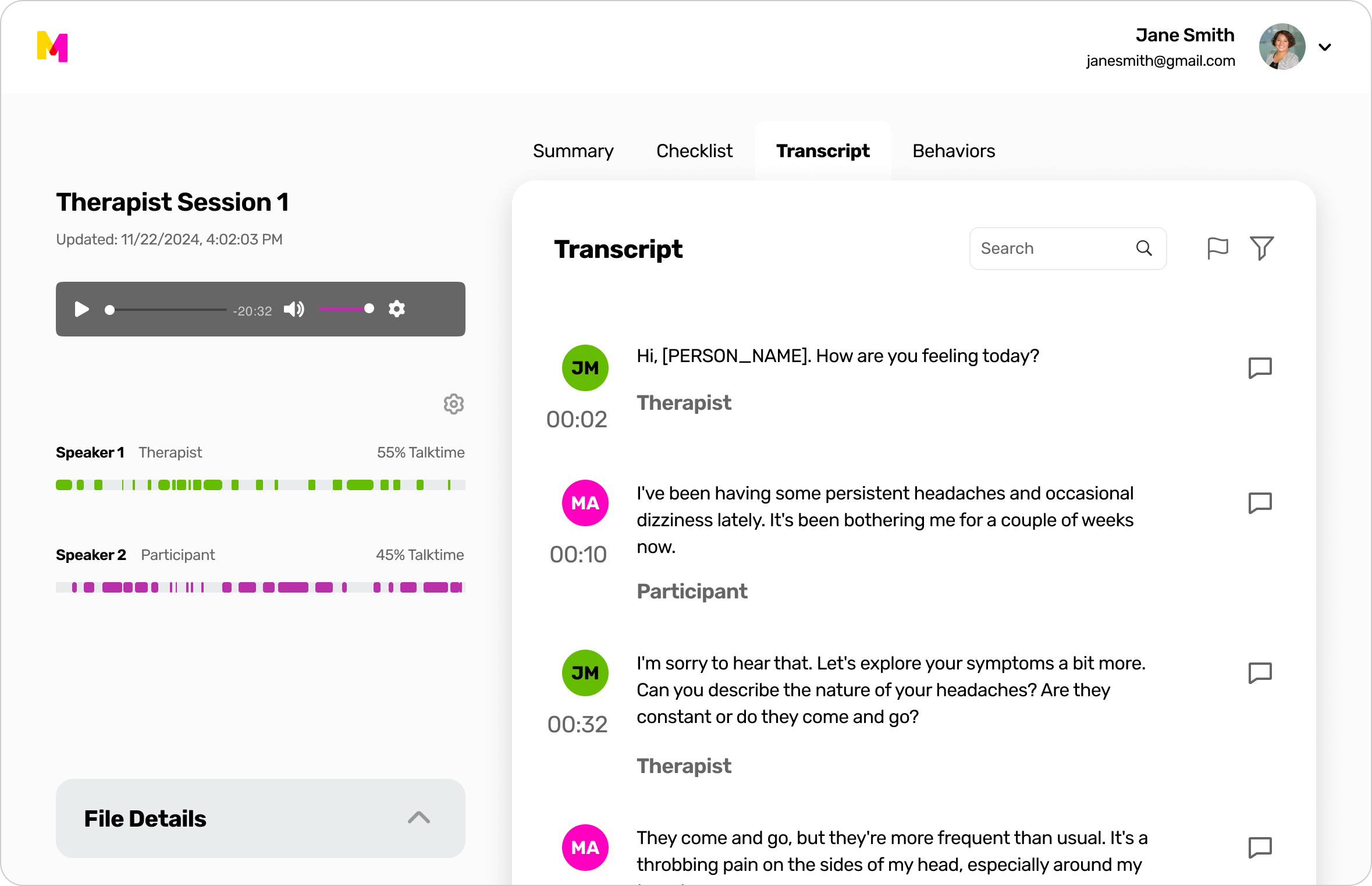 mpathic AI » Speech-to-Text Transcription - mpathic AI